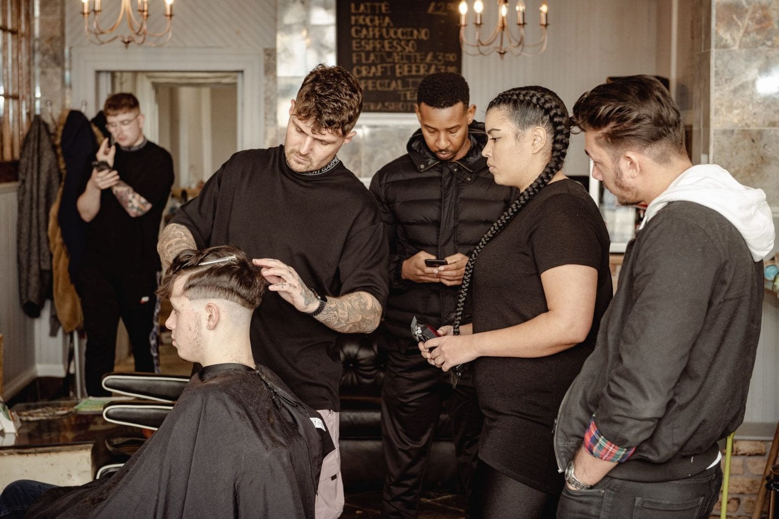 The Quarters Barbering Academy | Learn in our barber shop or online at home